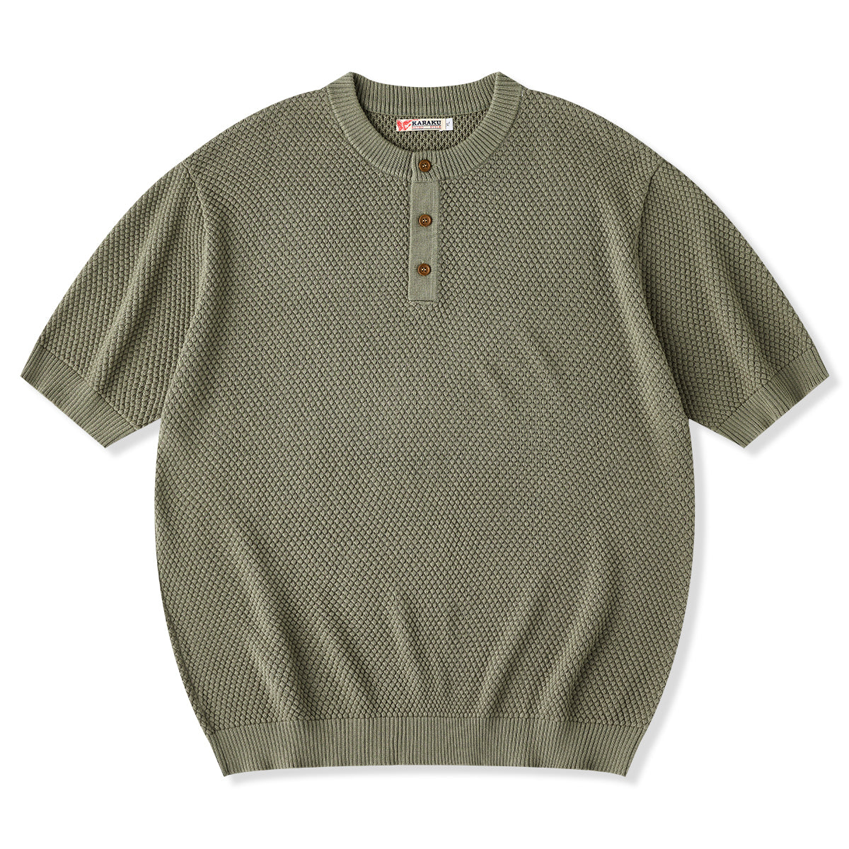 ヘンリーネックパイナップルパイルニットTee – Karakubuy