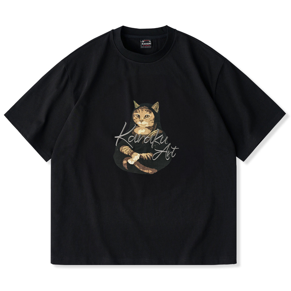 「KaraKu Art・モニャリザ」油絵風コットンTシャツ – Karakubuy