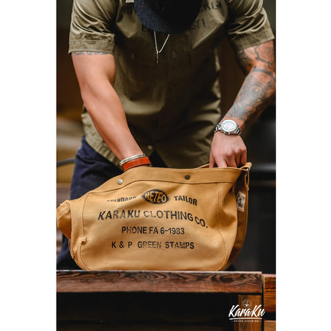 改良型 60‘s キャンバスニュースペーパーバッグ – Karakubuy