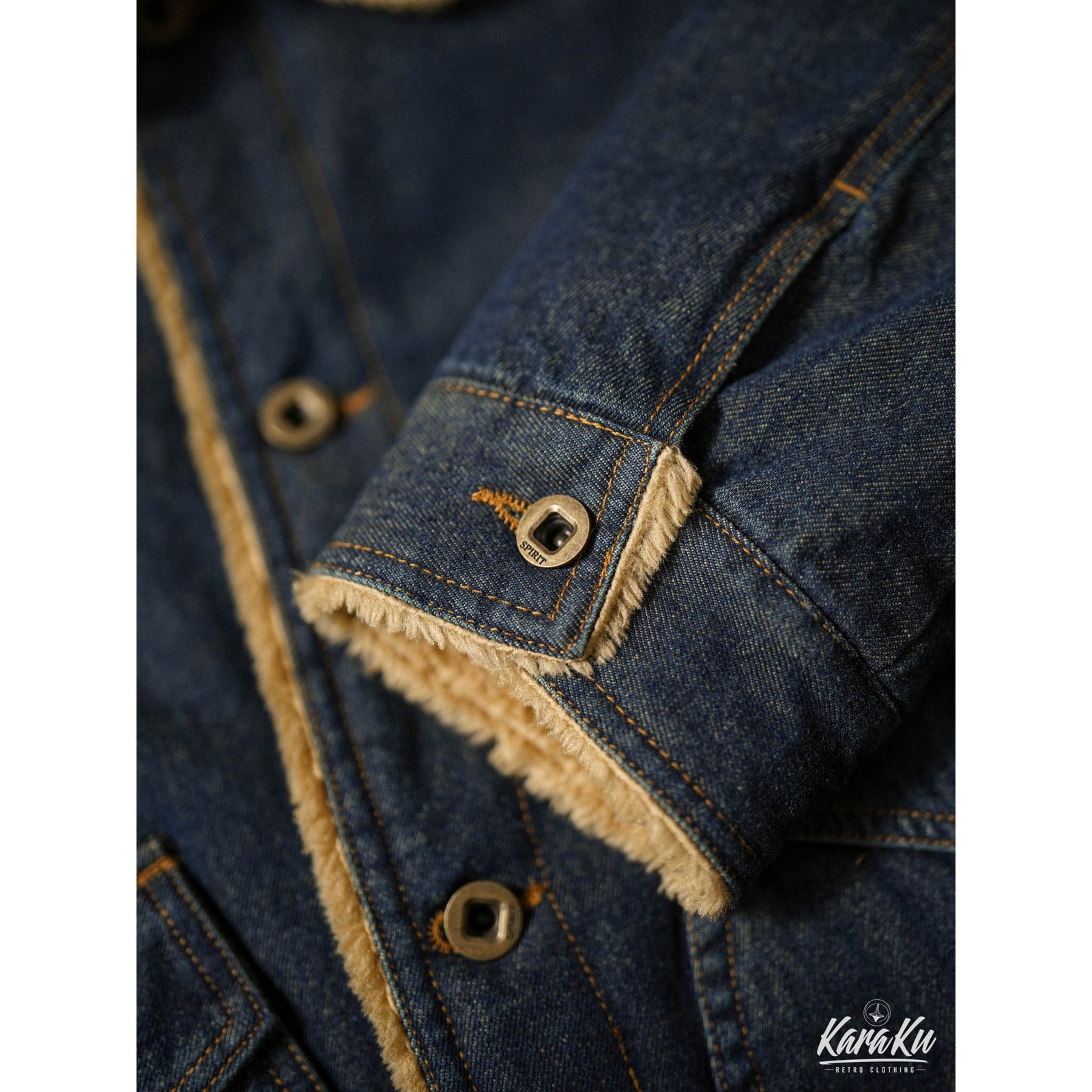 斜めフラップポケット 裏ボアデニムジャケット – Karakubuy