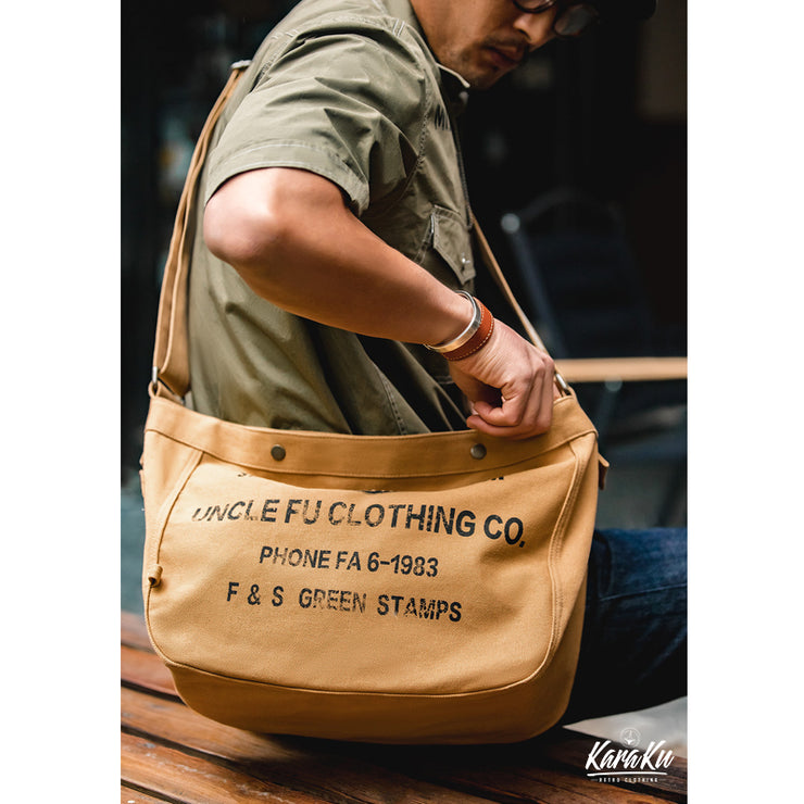 改良型 60‘s キャンバスニュースペーパーバッグ – Karakubuy
